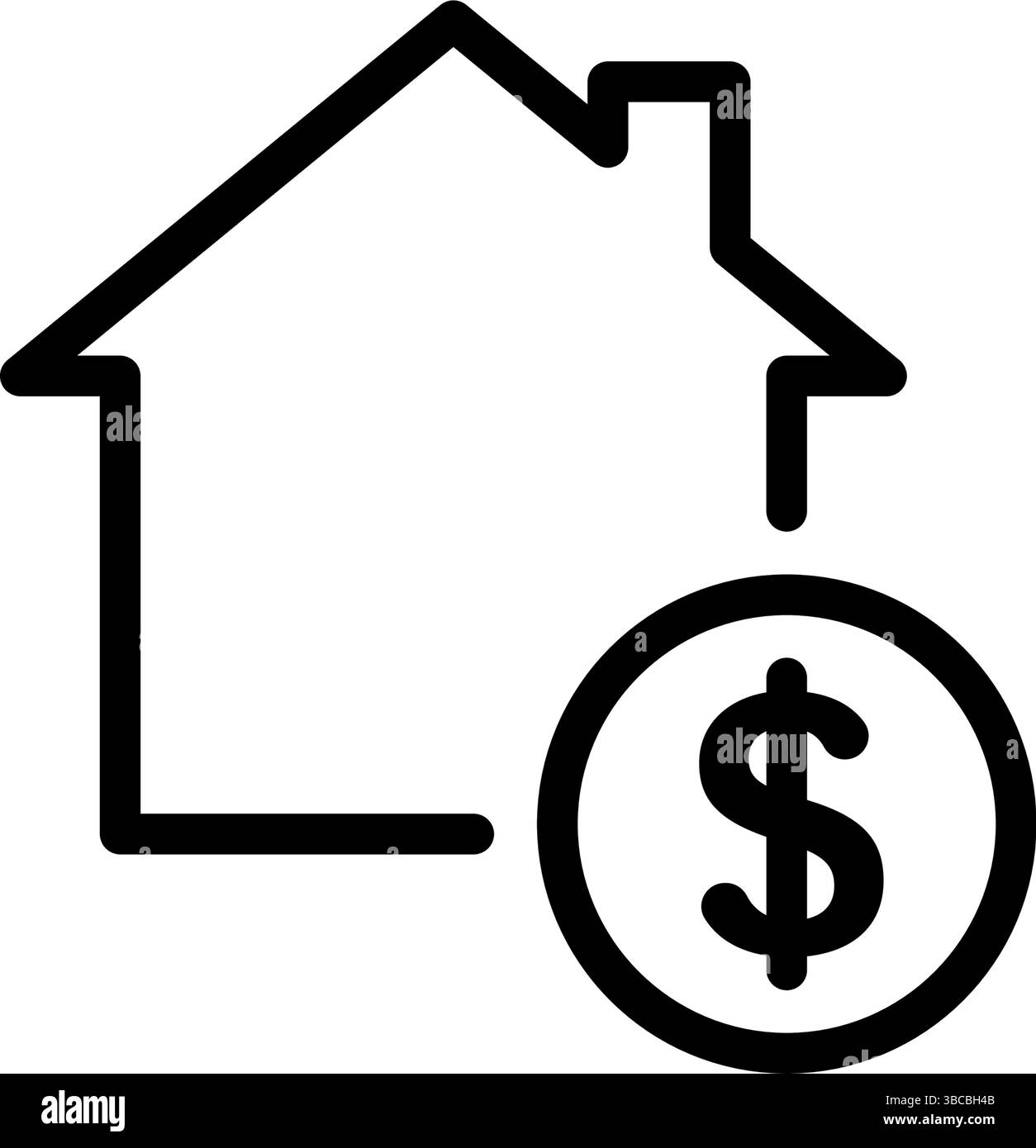 House boiler icon outline Stock Vector Images - Alamy