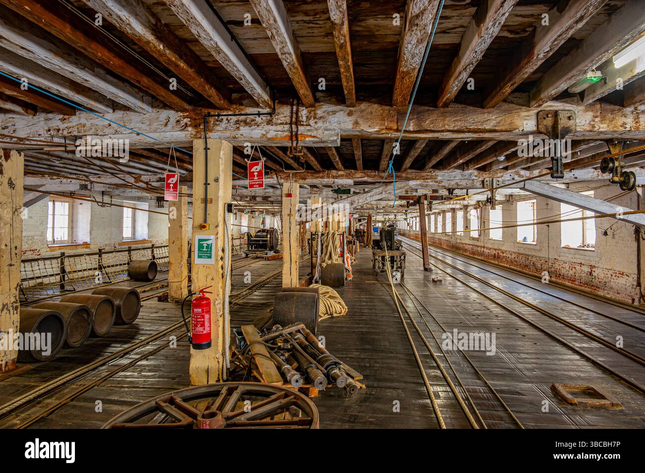 The Ropery of the Historic Chatham Dockyard, where rope has been made ...