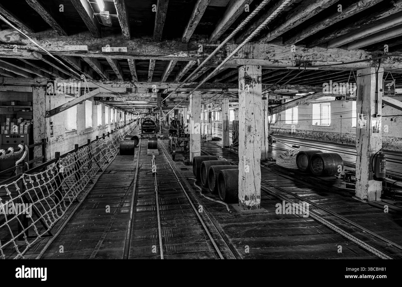The Ropery of the Historic Chatham Dockyard, where rope has been made ...
