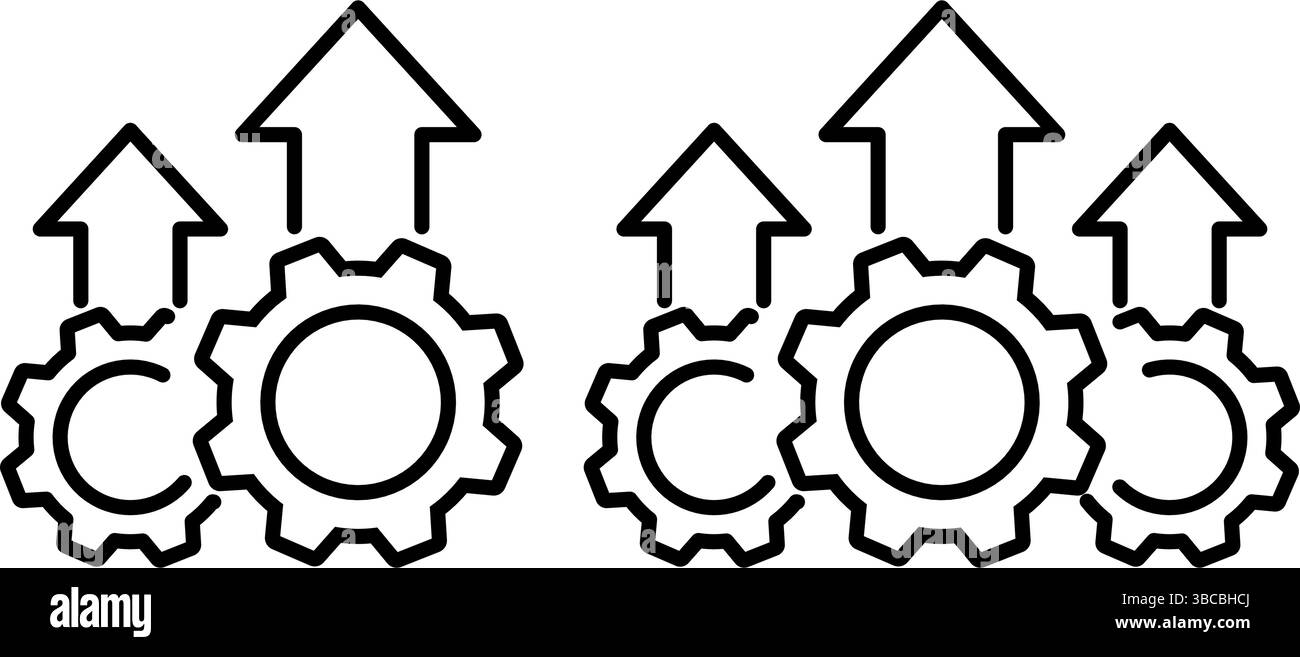 Company operational efficiency Cut Out Stock Images & Pictures - Alamy