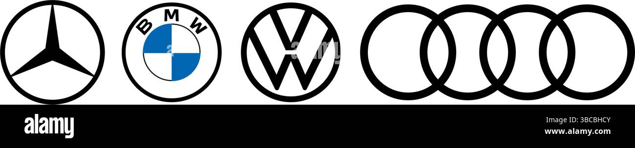 German car logo icon set Stock Vector Image & Art - Alamy