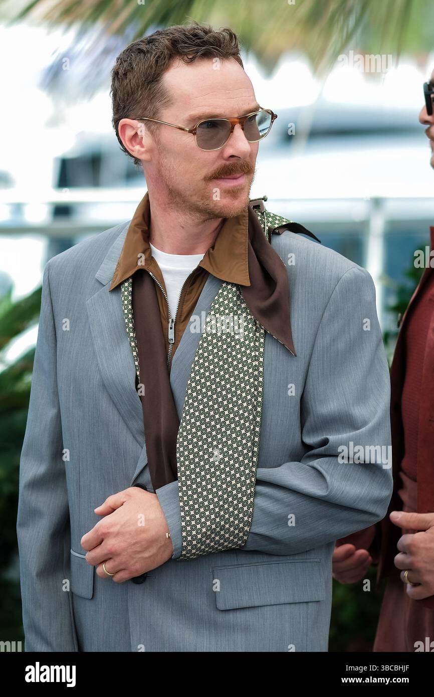 Cannes, France. 19th May, 2025. Benedict Cumberbatch seen at the ...