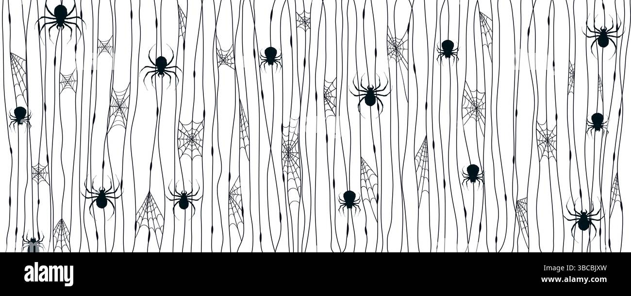 Dangling from a spider web Stock Vector Images - Alamy