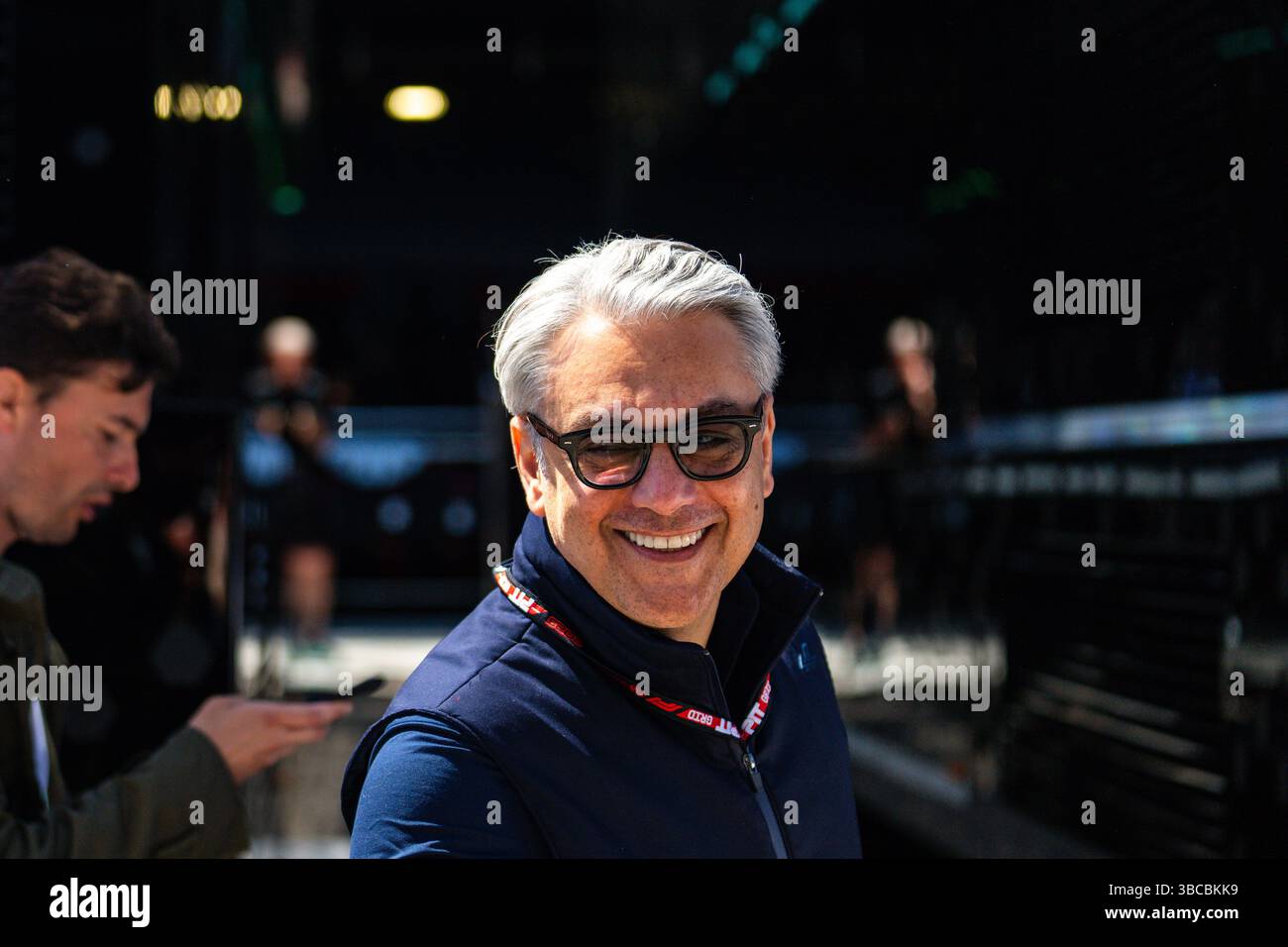 Imola, Italy. 18th May, 2025. Renault CEO Luca De Meo seen in the ...