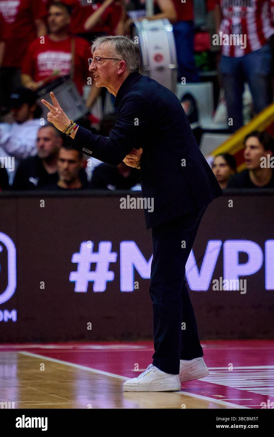 Girona, Spain. 17th May, 2025. Moncho Ramon Fernandez head coach of ...