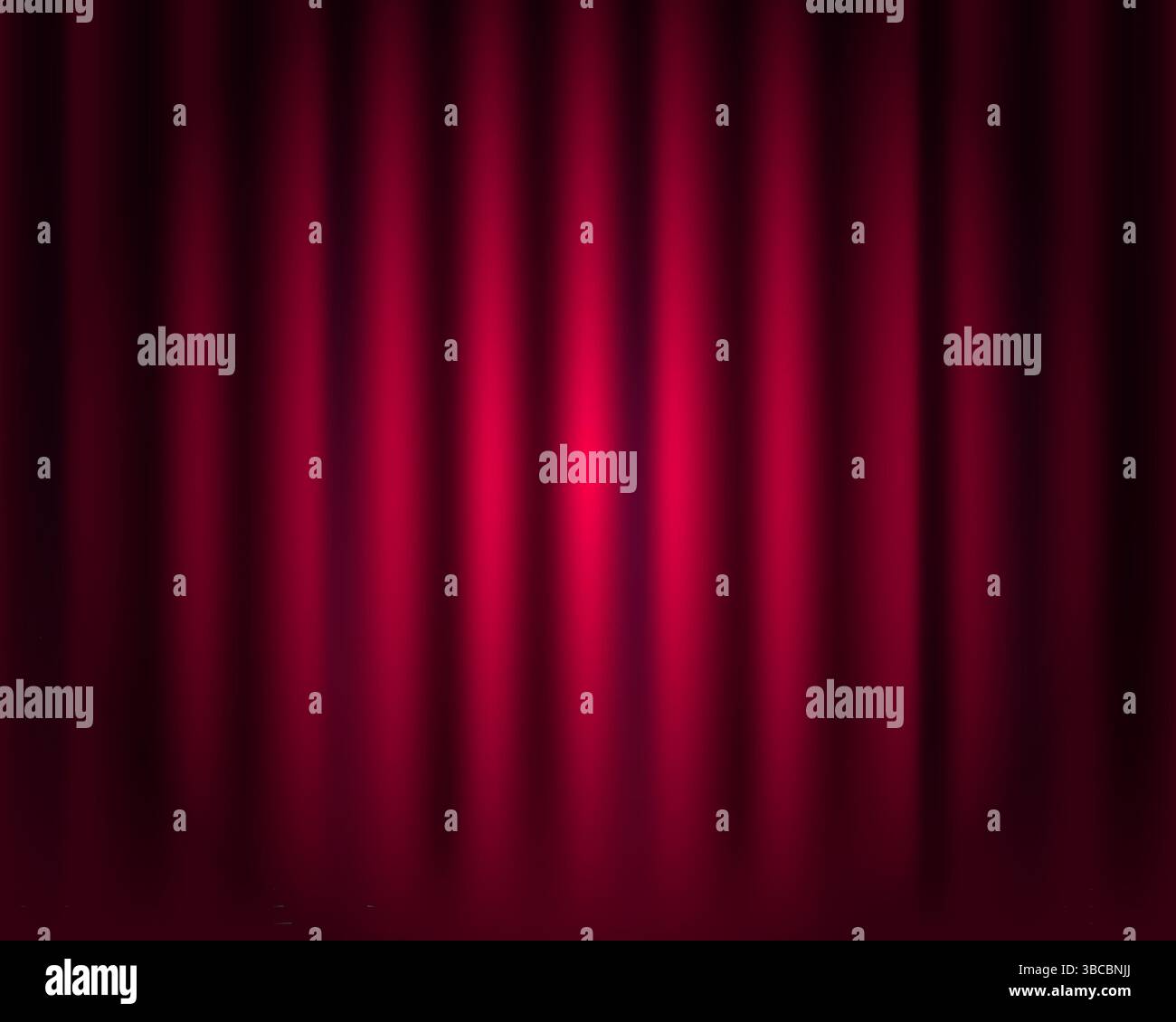 Red Velvet Stage Curtain with Dramatic Theater Lighting Stock Photo - Alamy
