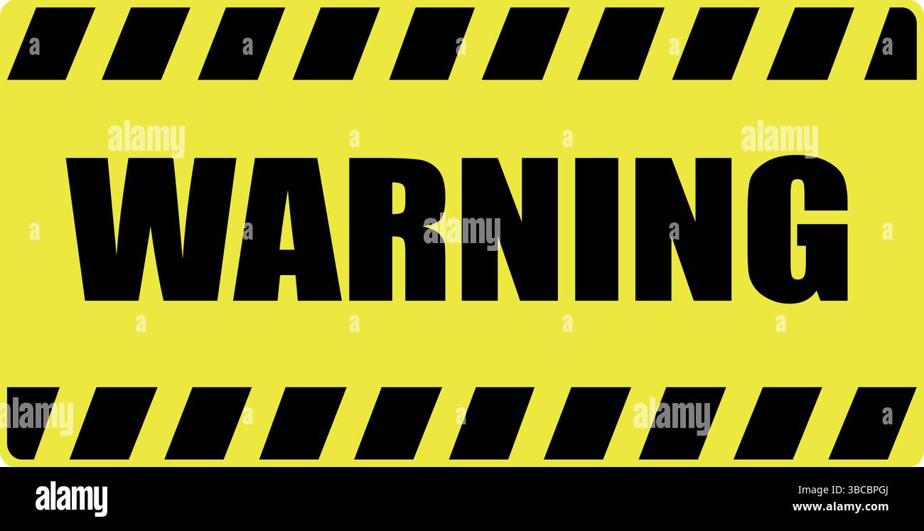 vector illustration icon poster warning concept Stock Vector Image ...