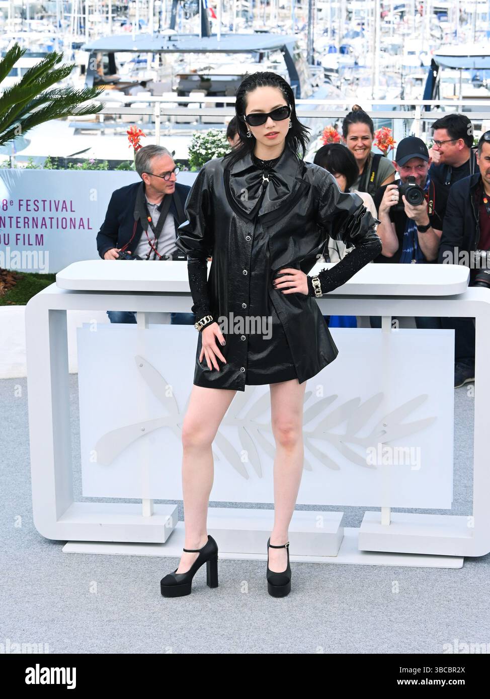 Cannes, Italy. 19th May, 2025. day 7 - photocall of the film Exit 8 ...