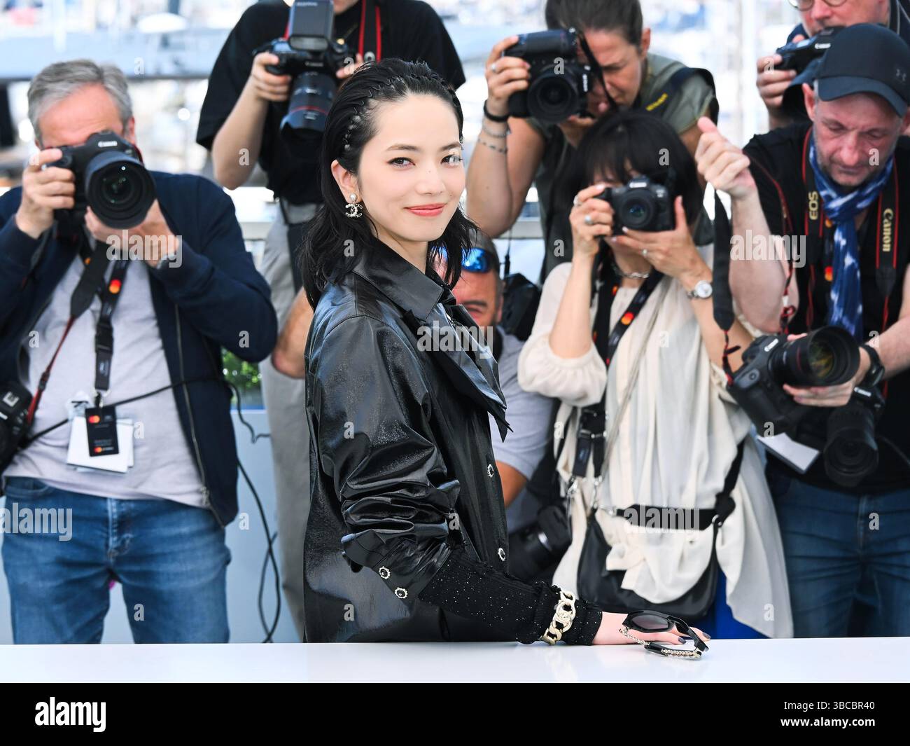 Cannes, Italy. 19th May, 2025. day 7 - photocall of the film Exit 8 ...