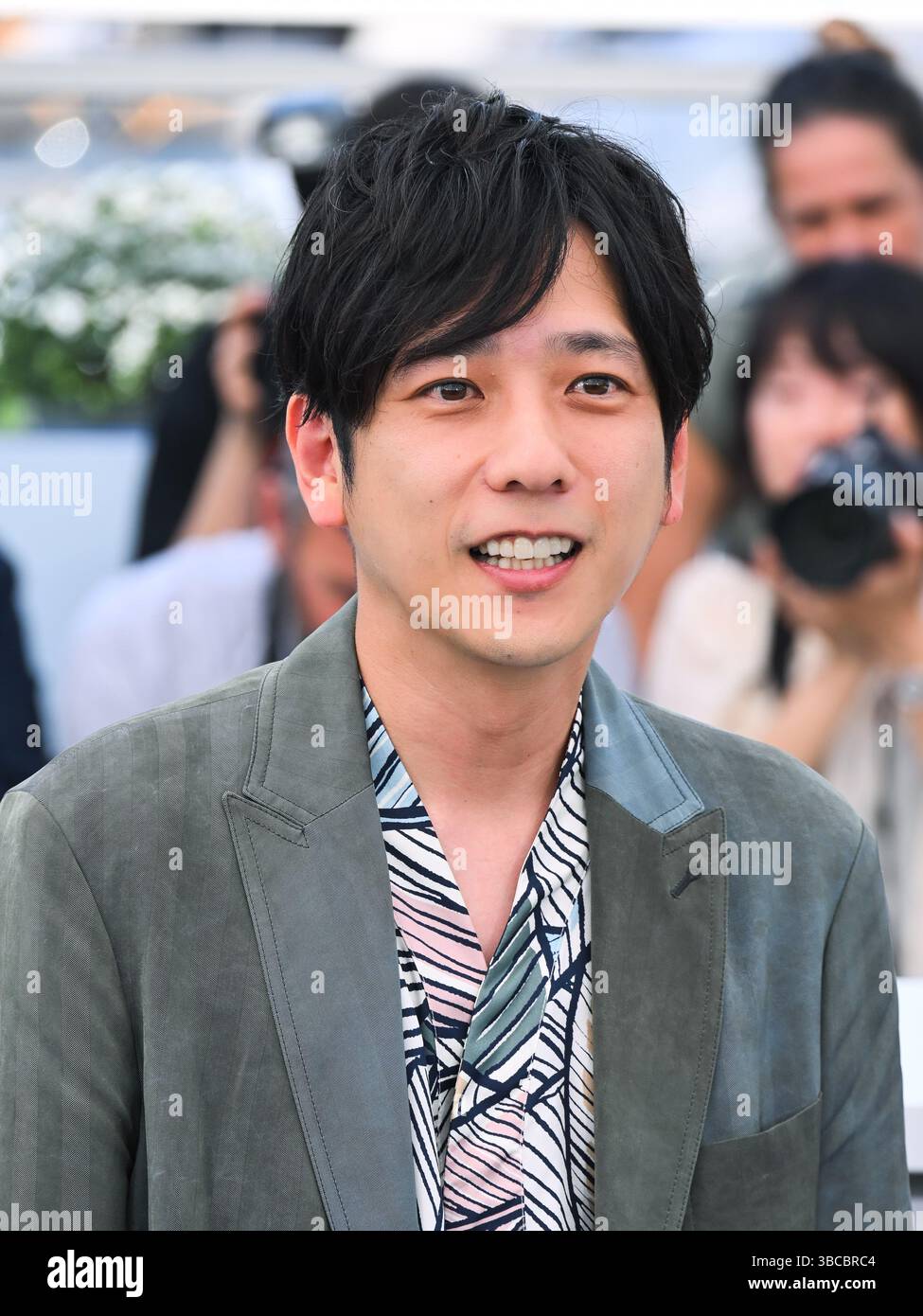 Cannes, Italy. 19th May, 2025. day 7 - photocall of the film Exit 8 ...