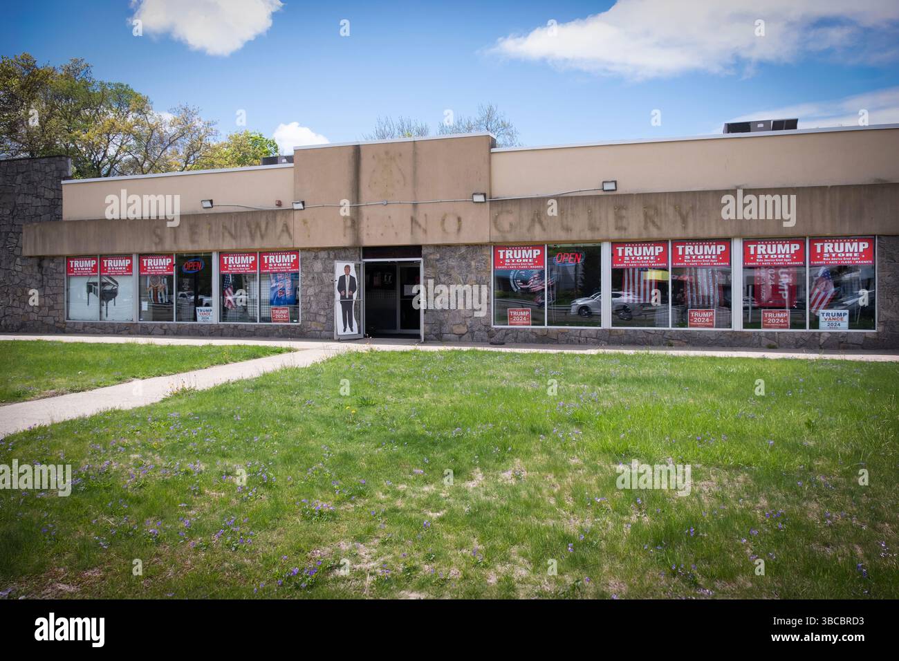The exterior of the Trump Store on Walt Whitman Road in Melville, Long ...