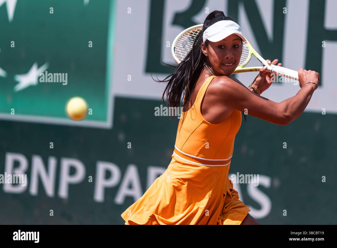 Priscilla Hon of Australia during the qualifying of the Roland-Garros ...