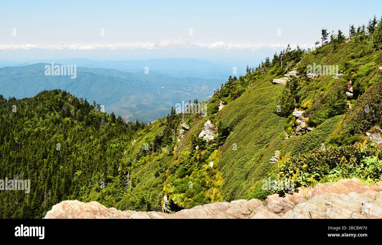 View form Mt Le Conte, Great Smoky Mountains National Park, Gatlinburg ...