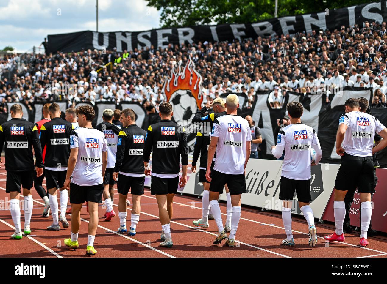 18.05.2025, Donaustadion, Ulm, GER, 2. BL, SSV Ulm 1846 vs SC Preussen ...