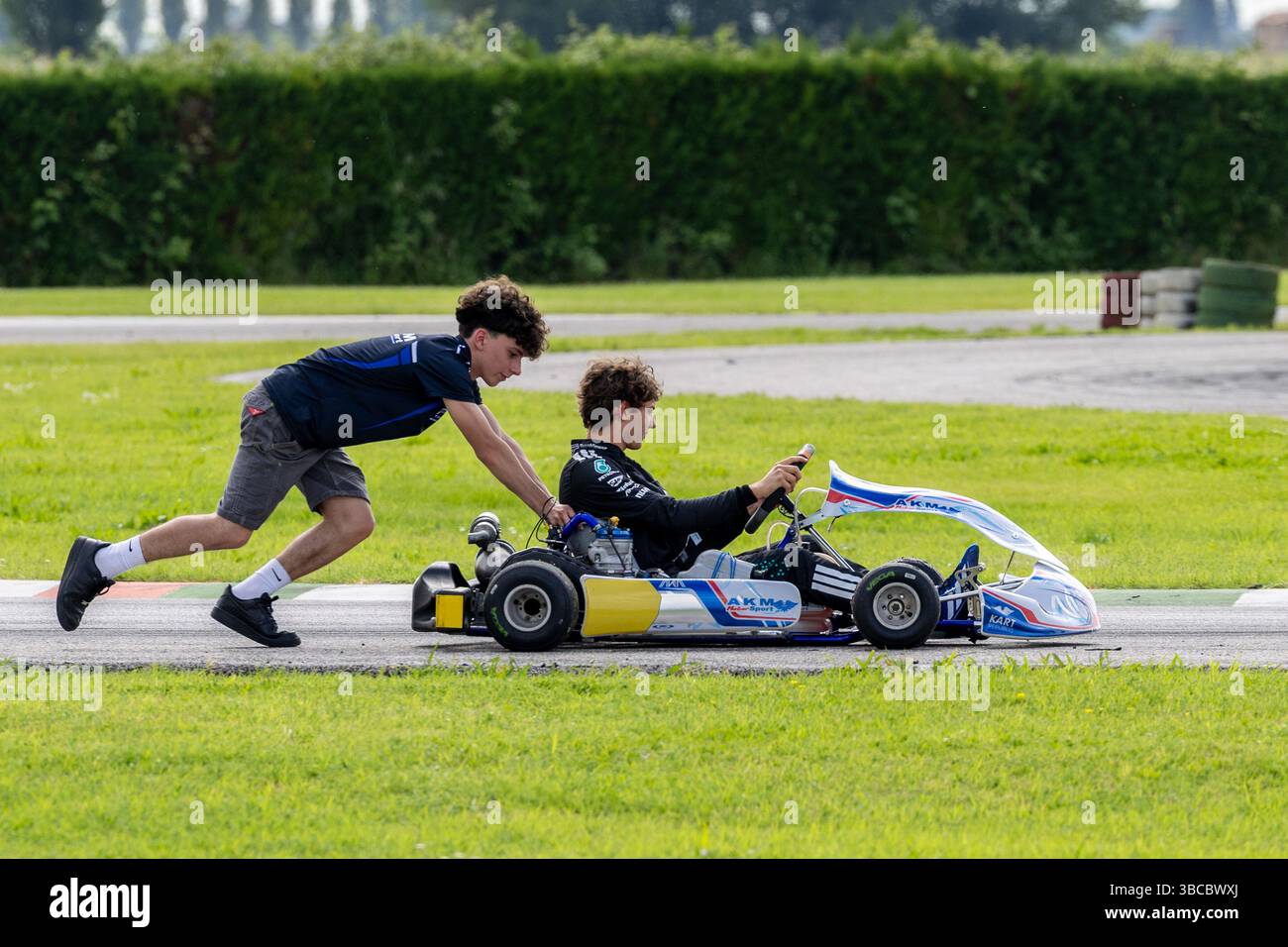 Migliaro, Ferrara, Italy. 19th May, 2025. The Formula One driver for ...