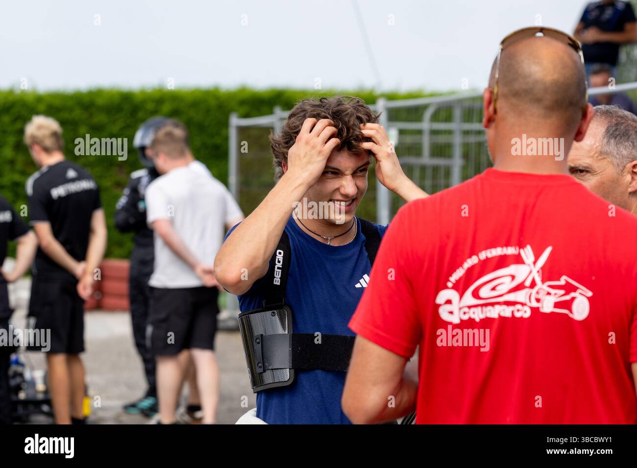 Migliaro, Ferrara, Italy. 19th May, 2025. The Formula One driver for ...