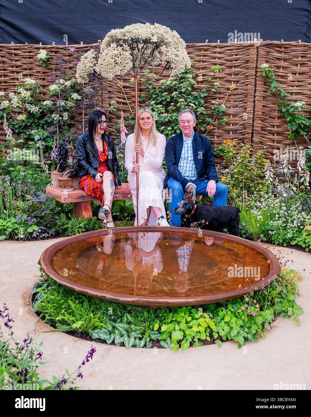 London, UK. 19th May, 2025. Jump jockey Lilly Pinchin with Paul ...