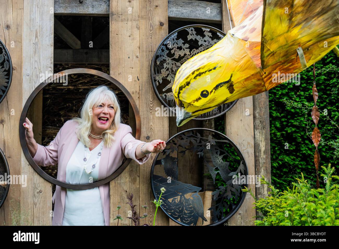 London, UK. 19th May, 2025. Alison Steadman with a flying handcrafted ...