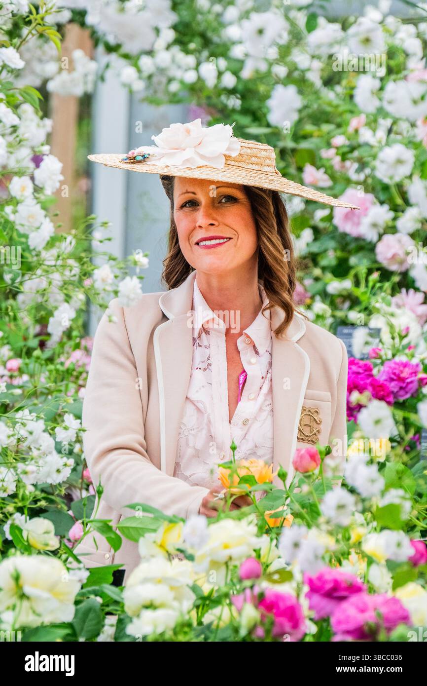 London, UK. 19 May 2025. August Bernstein visit David Austin Roses in ...