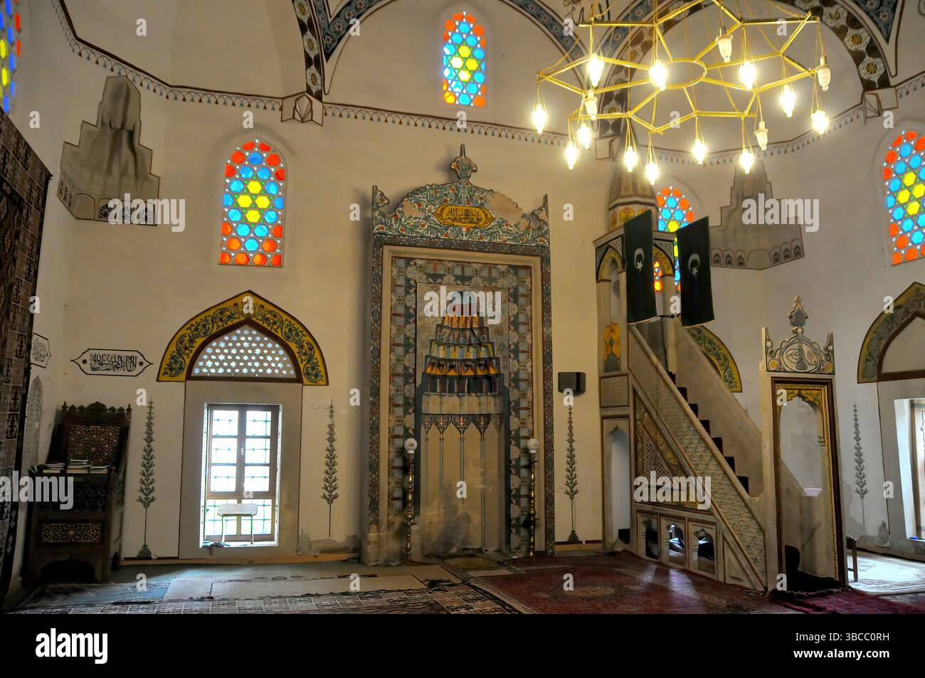 interior, Koski Mehmed Pasha Mosque, Mostar, Bosnia and Herzegovina ...