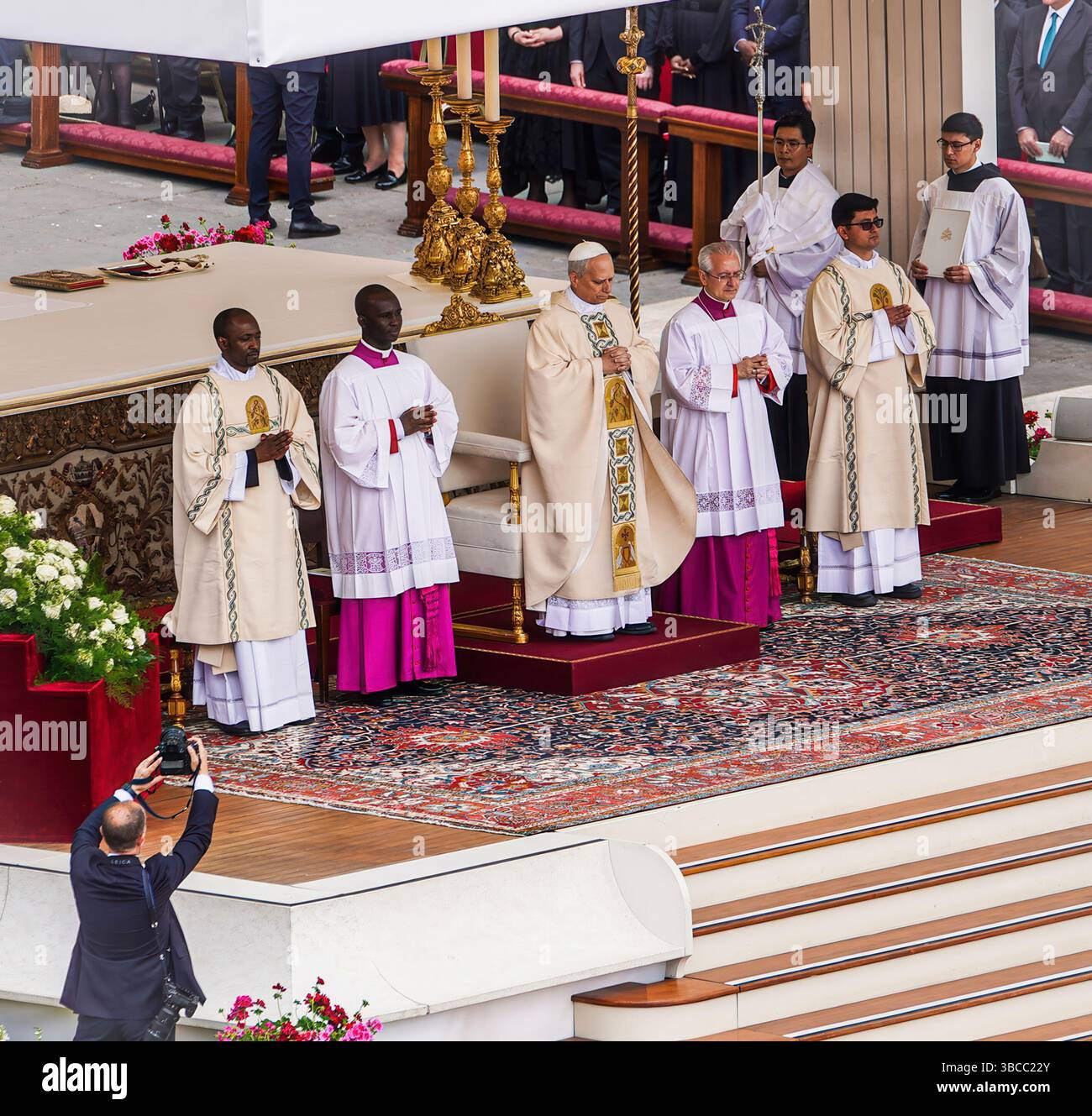 Secretary Marco Rubio attends the Papal Inauguration Mass in Vatican ...