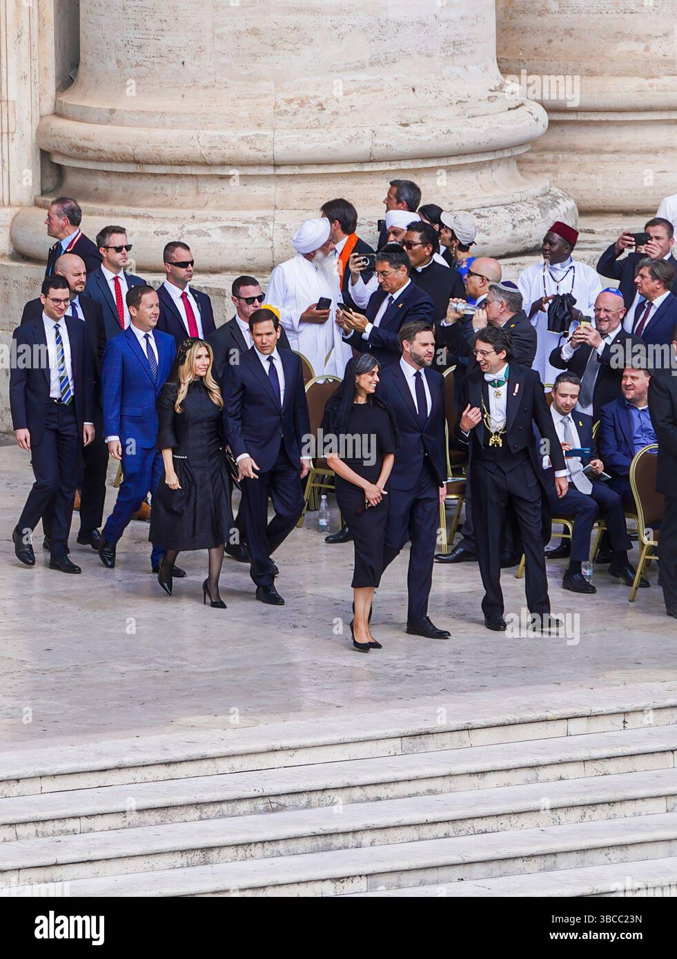 Secretary Marco Rubio attends the Papal Inauguration Mass in Vatican ...