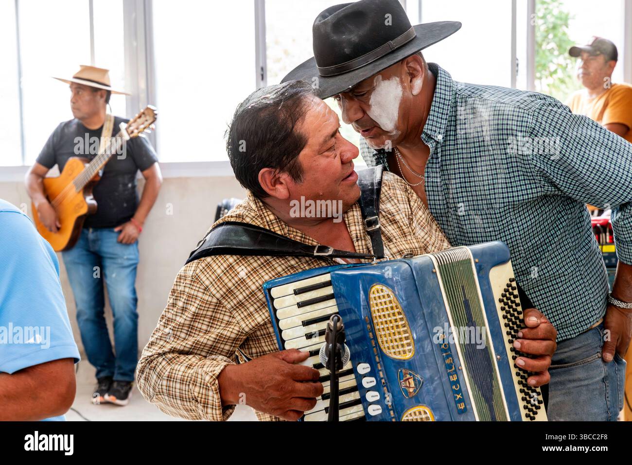 Musicians Play Traditional Music Inside A Community Venue During The ...