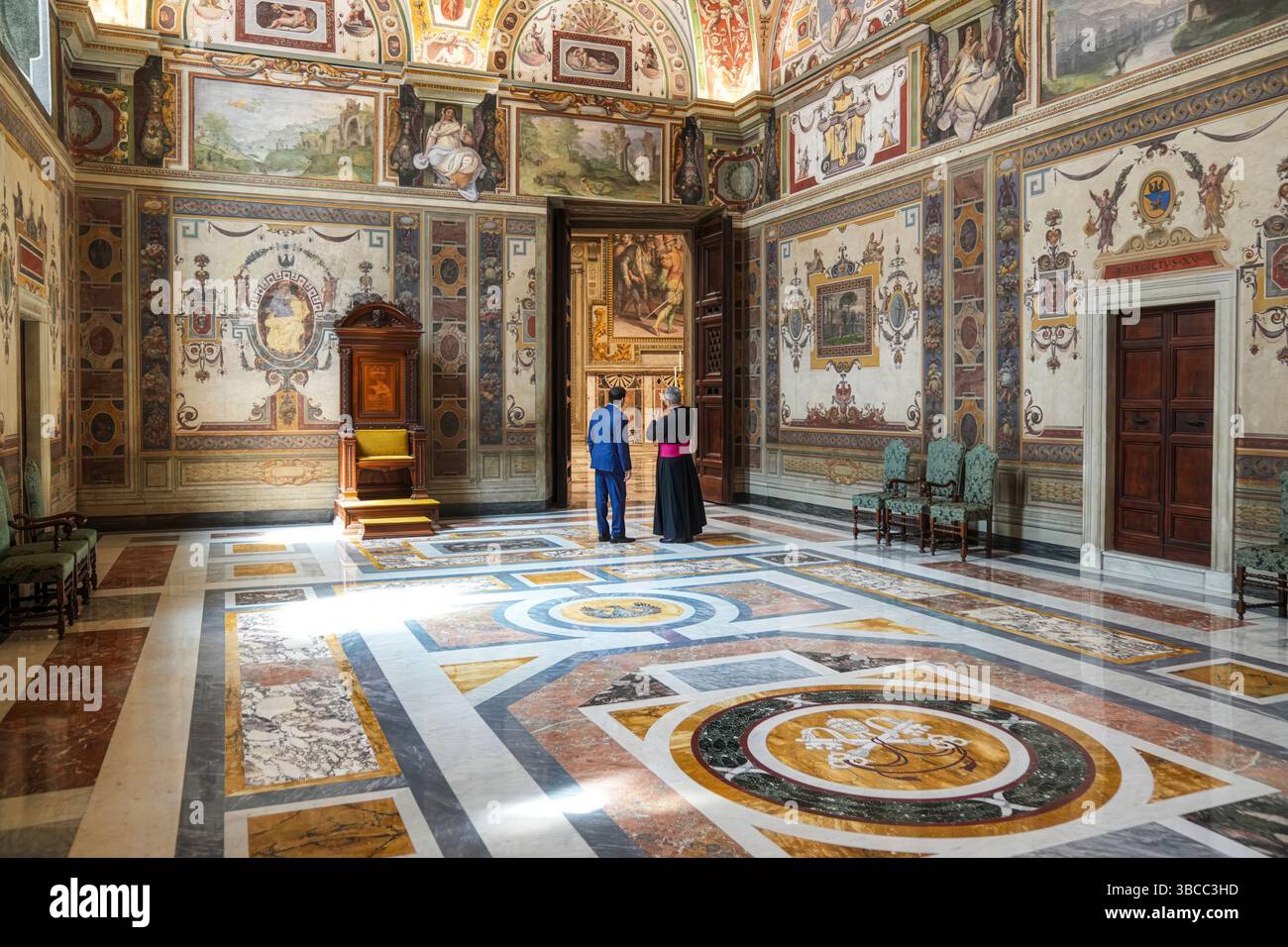 Secretary Marco Rubio participates in a tour of Vatican sites in ...