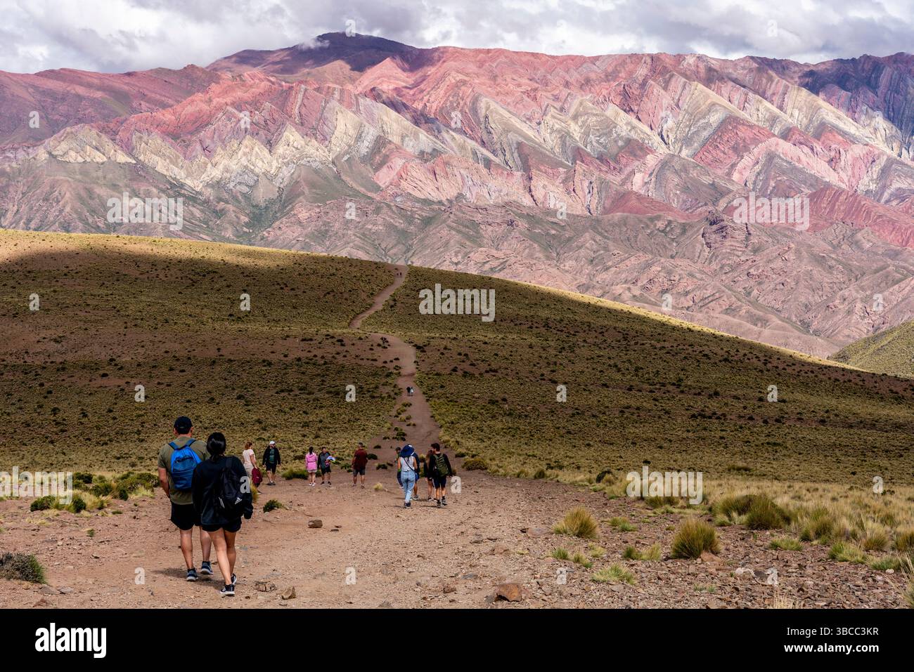 The Serrania de Hornocal (Mountain of Fourteen Colours), Quebrada de ...