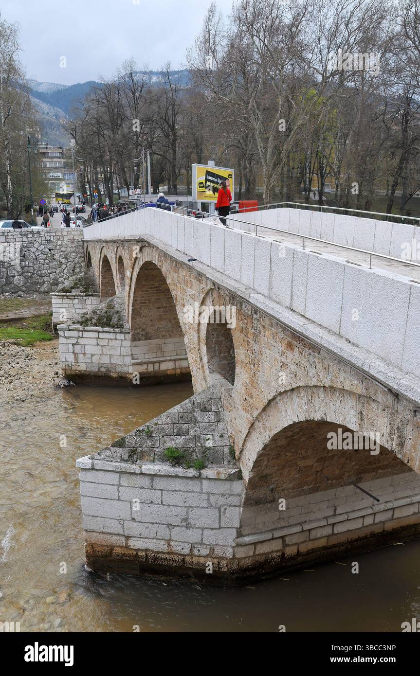 Latin Bridge, Princip Bridge, Sarajevo, Bosnia and Herzegovina, Bosna i ...