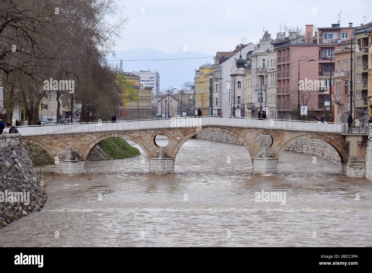 Latin Bridge, Princip Bridge, Sarajevo, Bosnia and Herzegovina, Bosna i ...