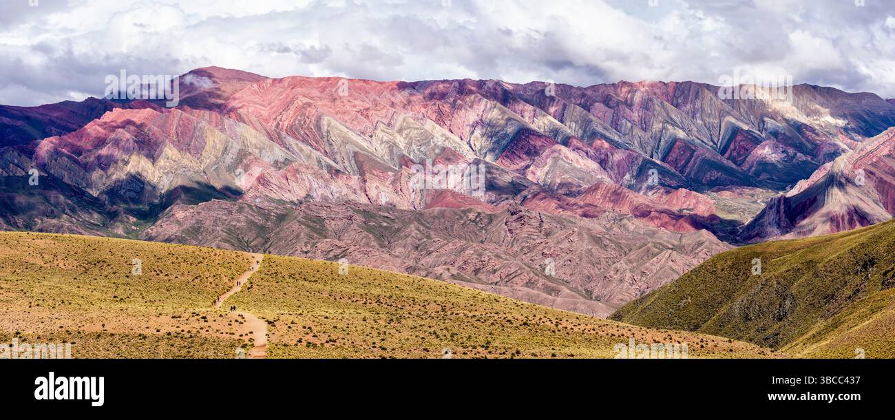 The Serrania de Hornocal (Mountain of Fourteen Colours), Quebrada de ...