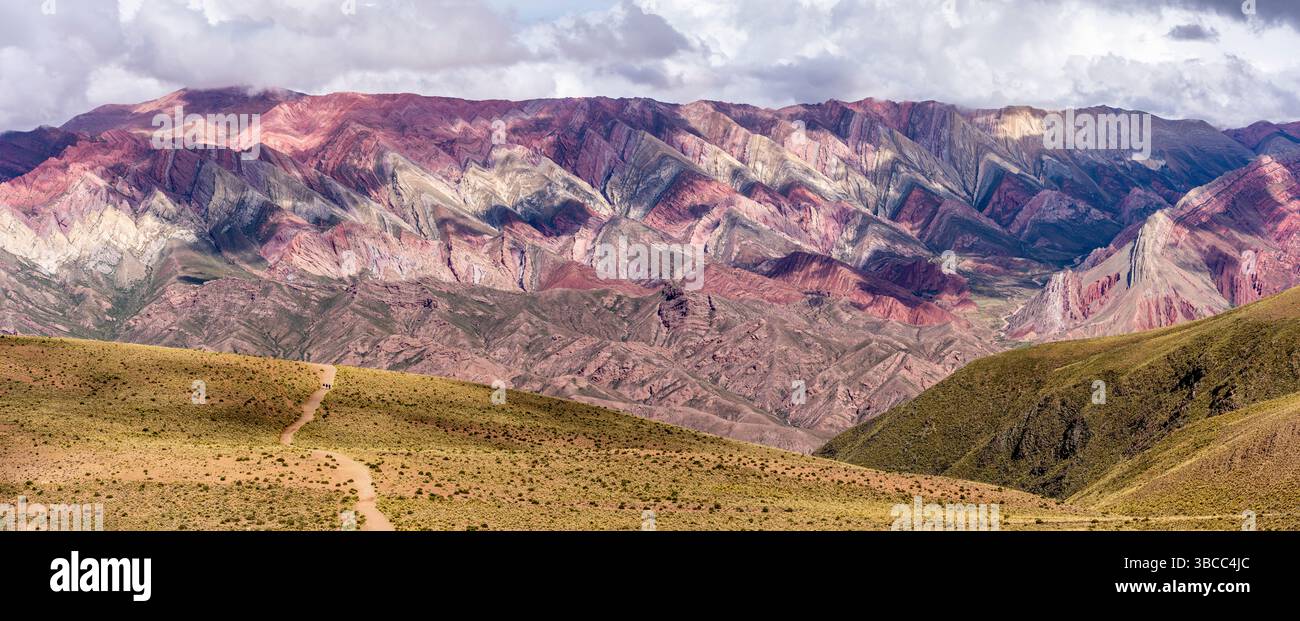 The Serrania de Hornocal (Mountain of Fourteen Colours), Quebrada de ...