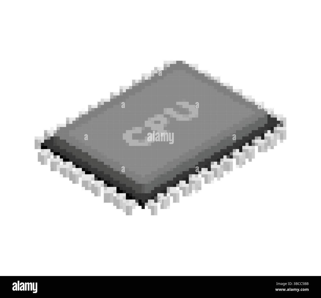 CPU PC. Processor isolated. Central processing system for computer Stock Vector Image & Art - Alamy