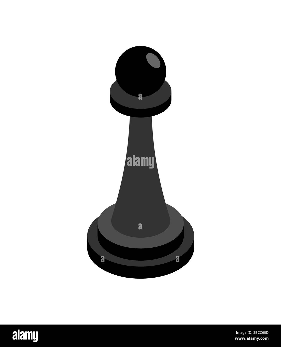 Pawn piece icon outline Cut Out Stock Images & Pictures - Alamy