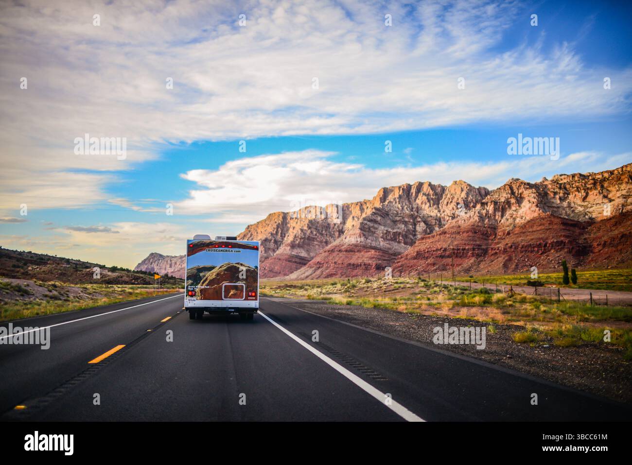 U.S. Route 89 (US 89) is a U.S. Highway in the state of Arizona Stock ...