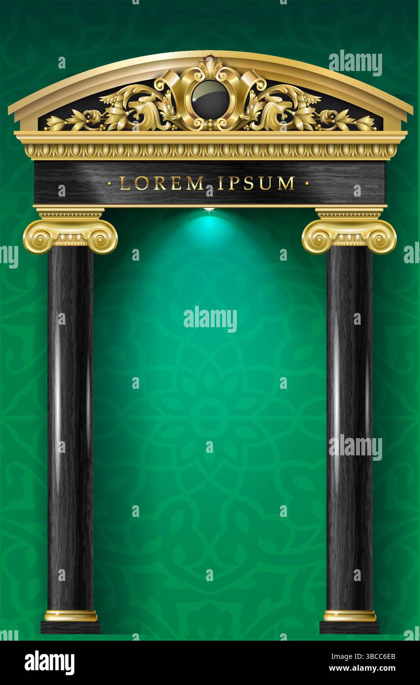 Rococo altar Stock Vector Images - Alamy