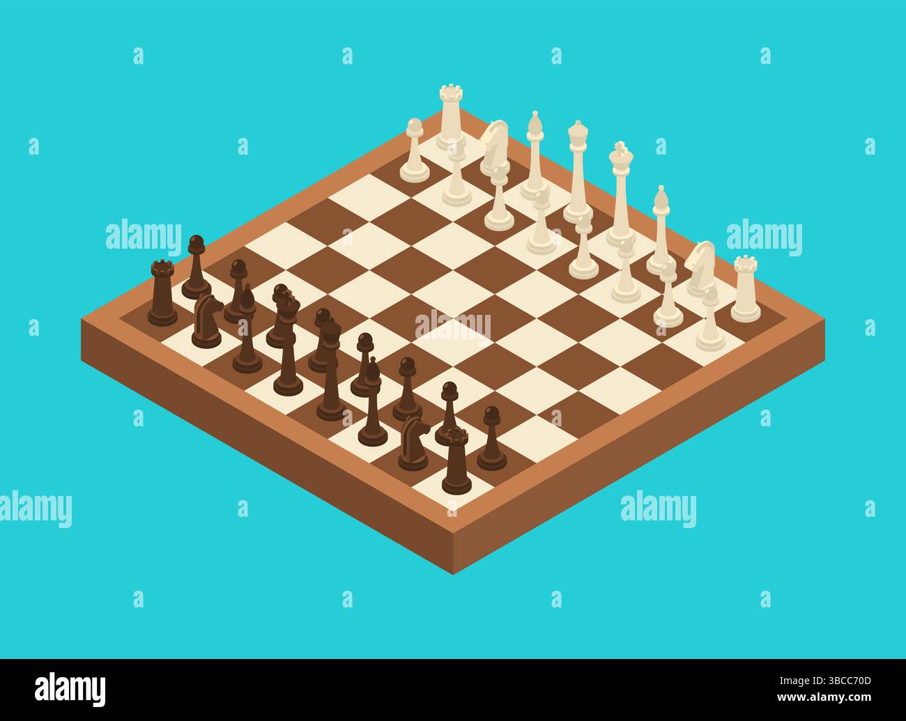 Chess game figure on Stock Vector Images - Alamy