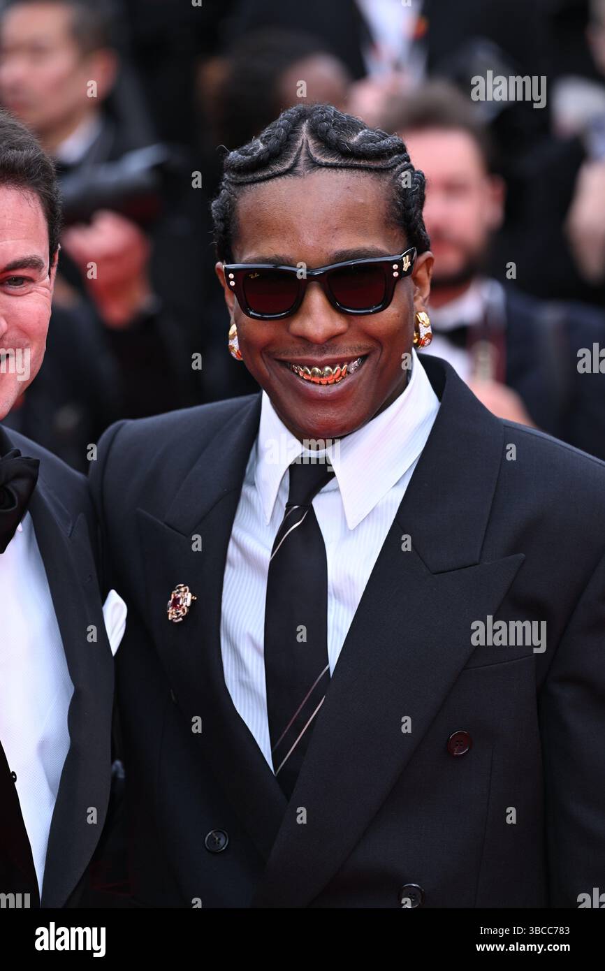 ASAP Rocky attends the premiere of Highest 2 Lowest at the 78th Cannes ...