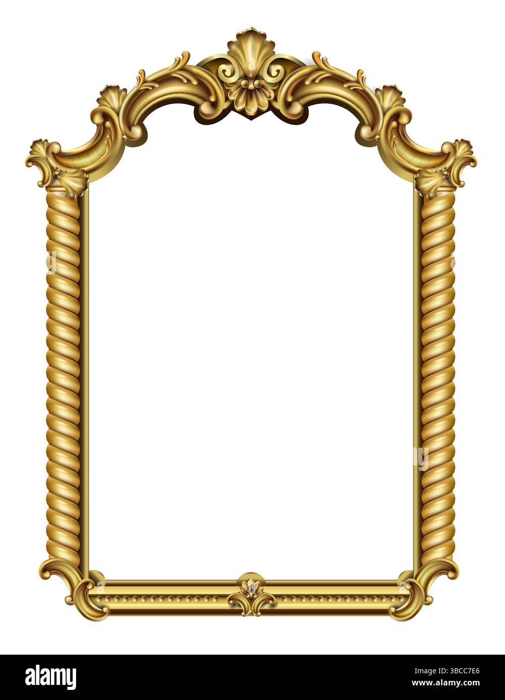 Rococo wall mirror hi-res stock photography and images - Alamy
