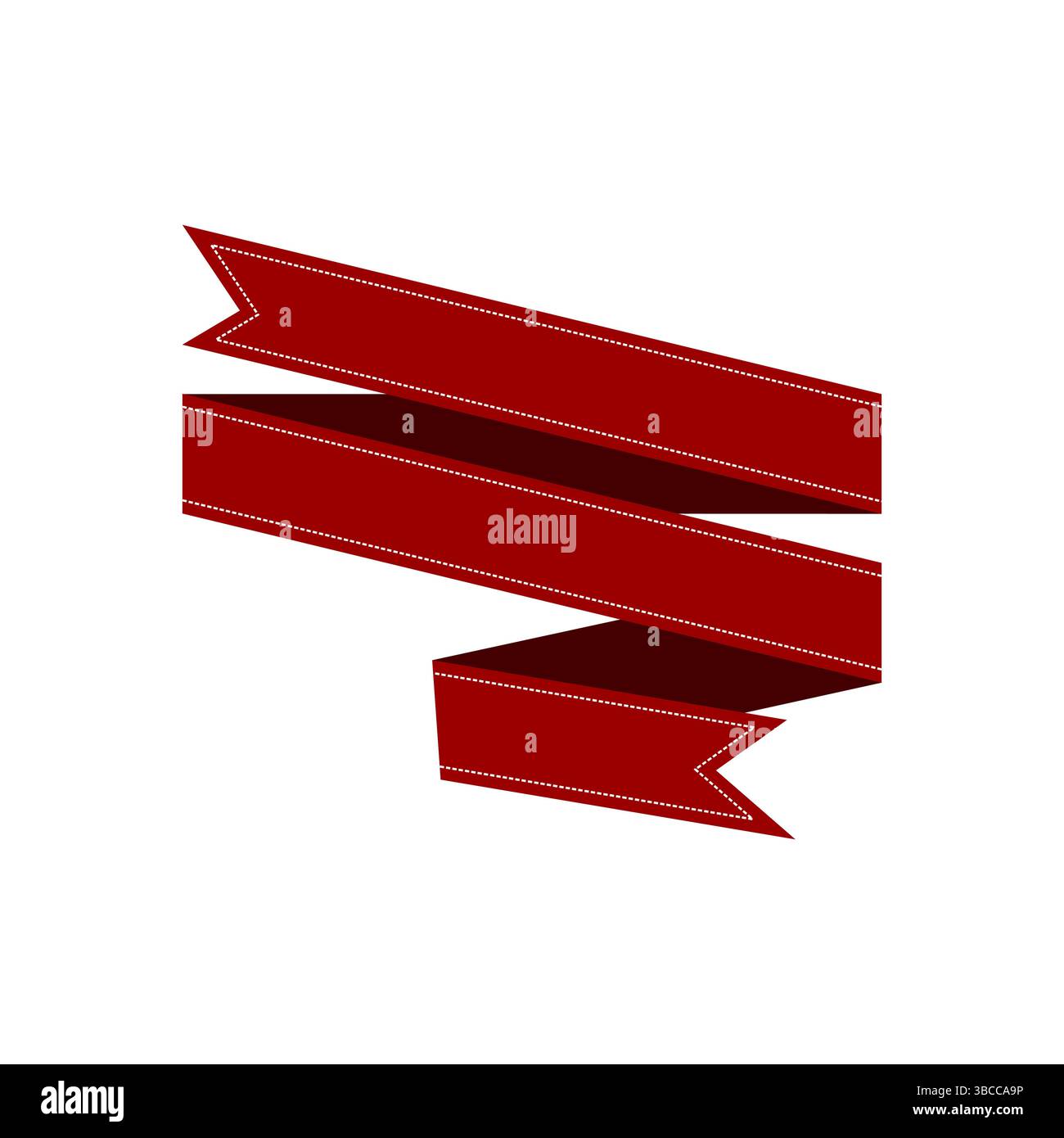 Red ribbon on old Stock Vector Images - Alamy