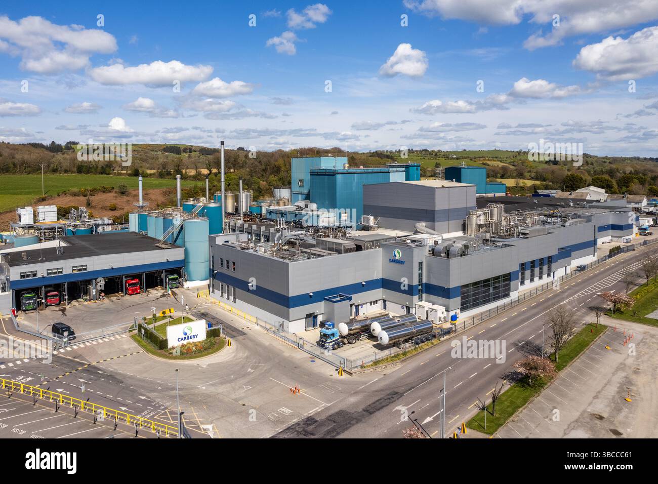 Drone photo of the Carbery Group Plant in Ballineen, West Cork, Ireland ...
