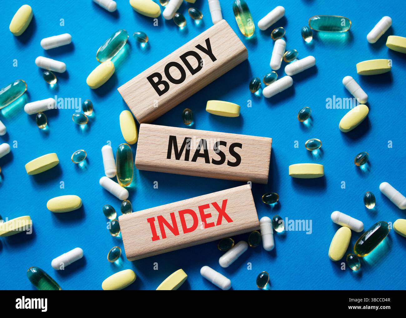 Body Mass Index symbol. Concept word Body Mass Index on wooden blocks ...