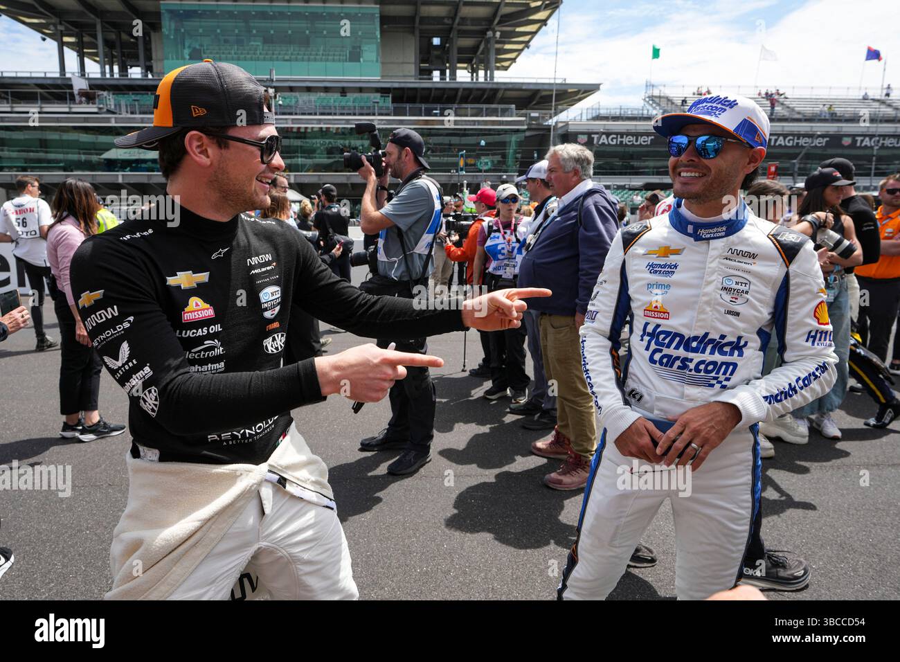 Pato O Ward Of Mexico Left Jokes With Teammate Kyle Larson As The
