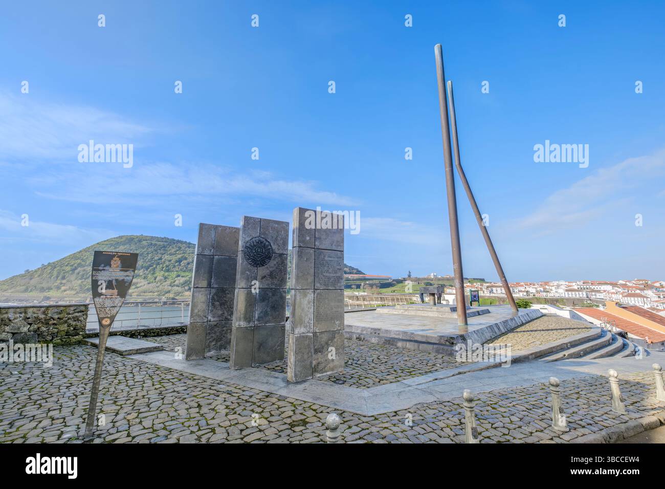 World War I memorial in Angra do Heroismo, Terceira Island, Azores ...
