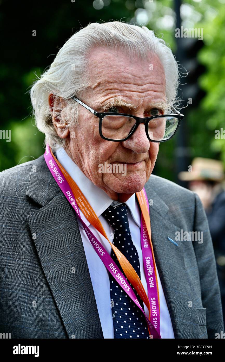 Michael heseltine at rhs chelsea flower show 2025 hi-res stock ...