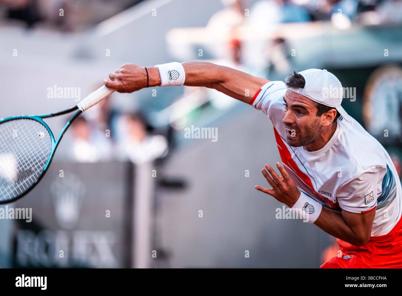 Nicolas MORENO DE ALBORAN of USA during the qualifying of the Roland-Garros 2025, French Open ...