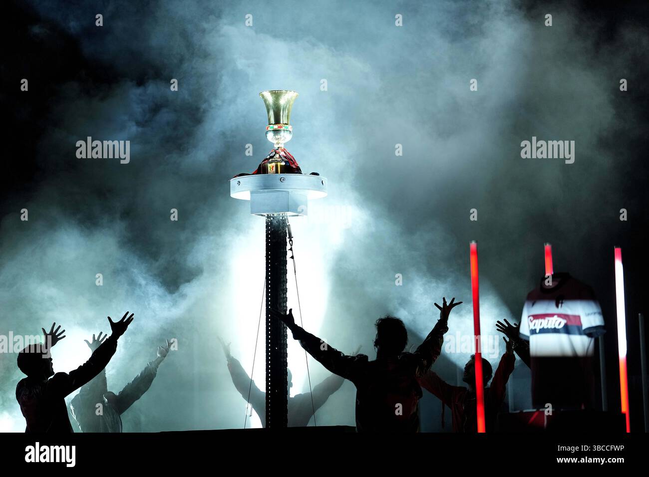 Roma, Italia. 14th May, 2021. choreography before the match during the ...