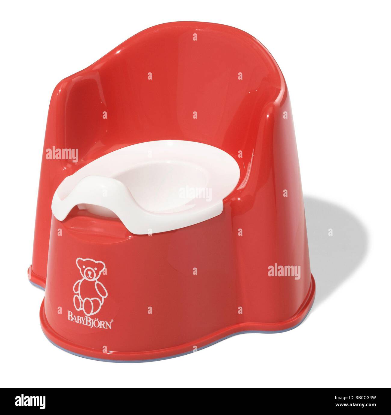 baby bjorn potty photographed on a white background Stock Photo - Alamy