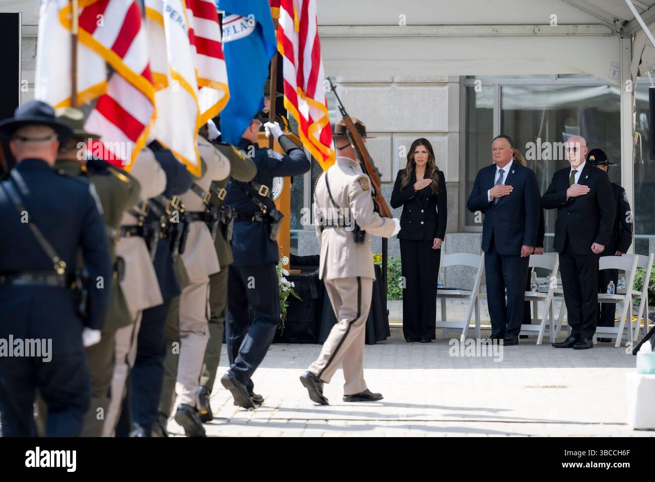 Department of Homeland Security (DHS) Secretary Kristi Noem attends the ...